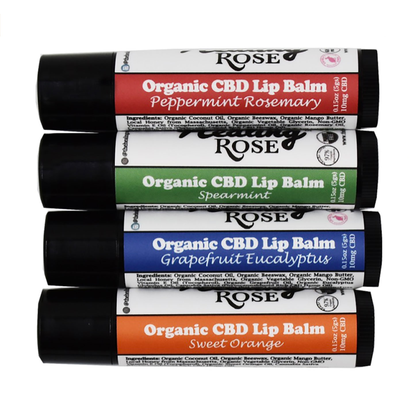 Healing Rose - CBD Lip Balm - Wellness Supply Center