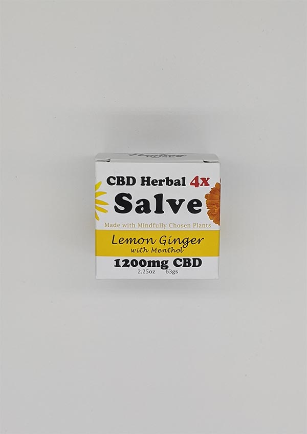 Healing Rose - CBD Herbal 4x Salve - Lemon Ginger - Wellness Supply Center