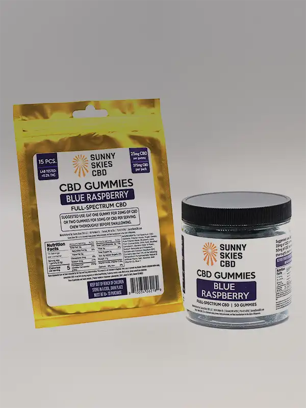 Sunny Skies Full-Spectrum Gummies - 25mg - Wellness Supply Center